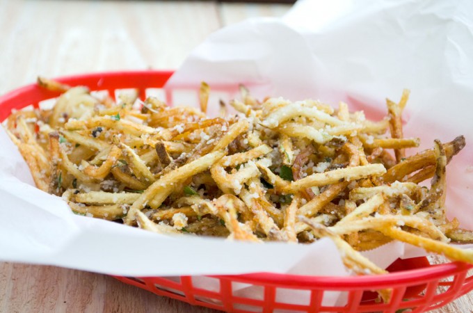 Parmesan Herb Fries - Garlic Parmesan Cheese Fries