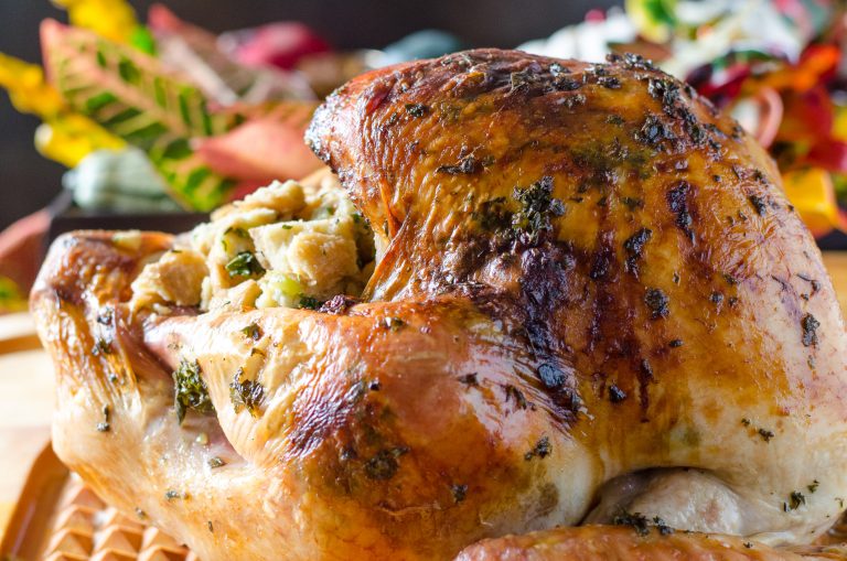 Herb Roasted Turkey with Gravy - Easy Herb Roasted Turkey Recipe